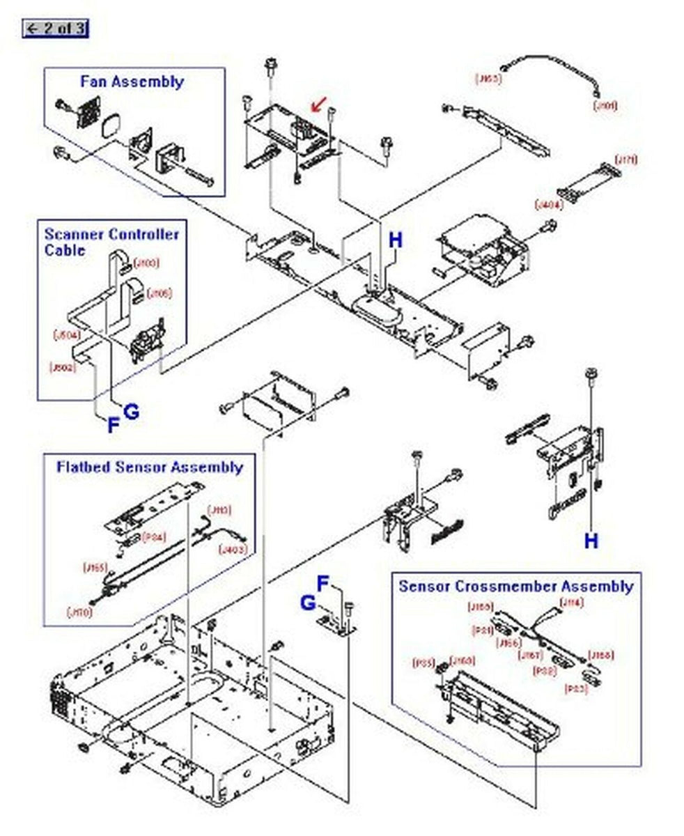 Tarjeta escaner HP 9000MFP 9040MFP 9050MFP C8523-69011 ImprePartes ...
